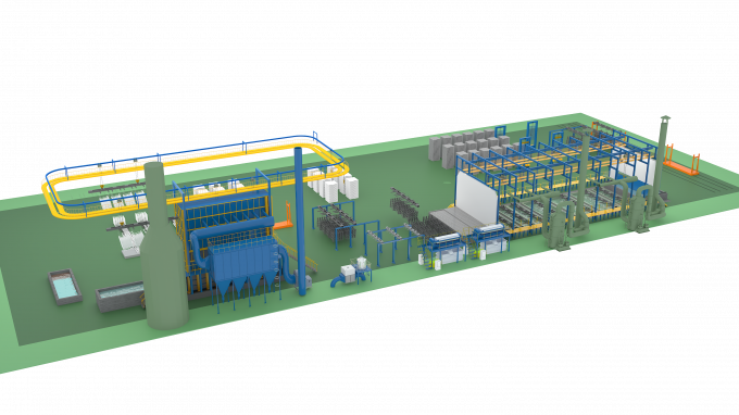 Smart Control Automatic Hot Dip Galvanizing Plant Production Line ...